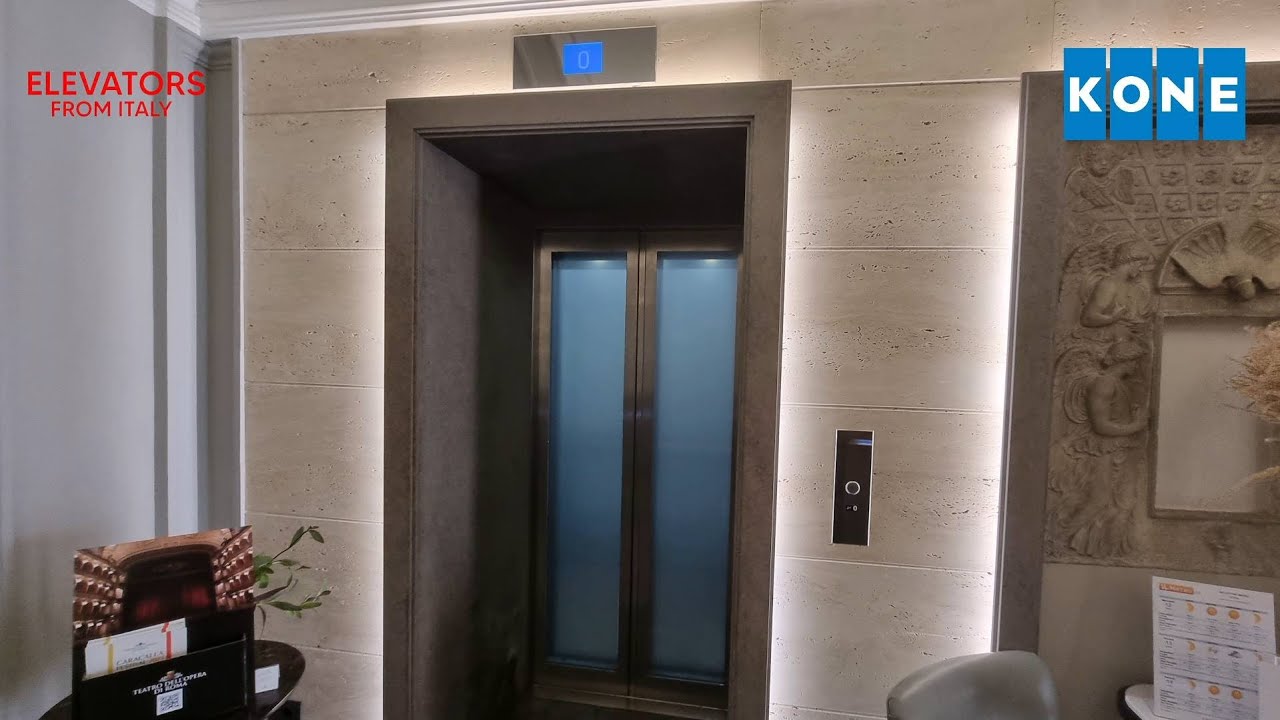 Surprising, Unusual Kone elevators and spectacular views from Hotel**** Martis Palace, Rome ...
