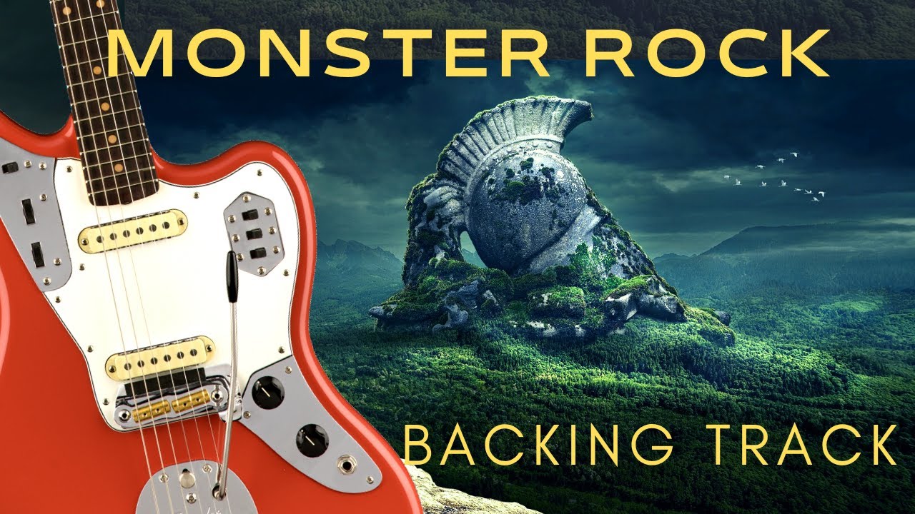 PSYCHEDELIC MONSTER Rock Ballad Guitar Backing Track E minor - YouTube