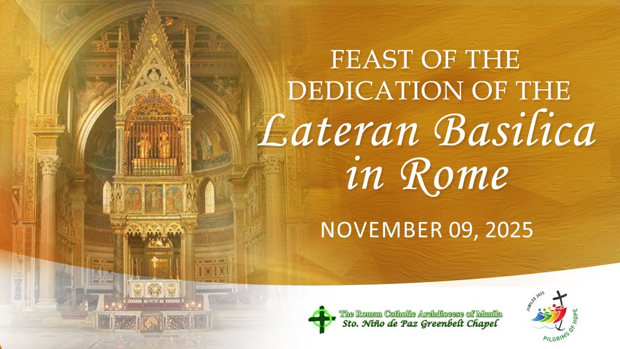 Feast of the Dedication of the Lateran Basilica in Rome - YouTube