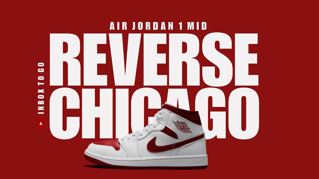 REVERSE CHICAGO 2021 Air Jordan 1 Mid DETAILED LOOK + PRICE - YouTube