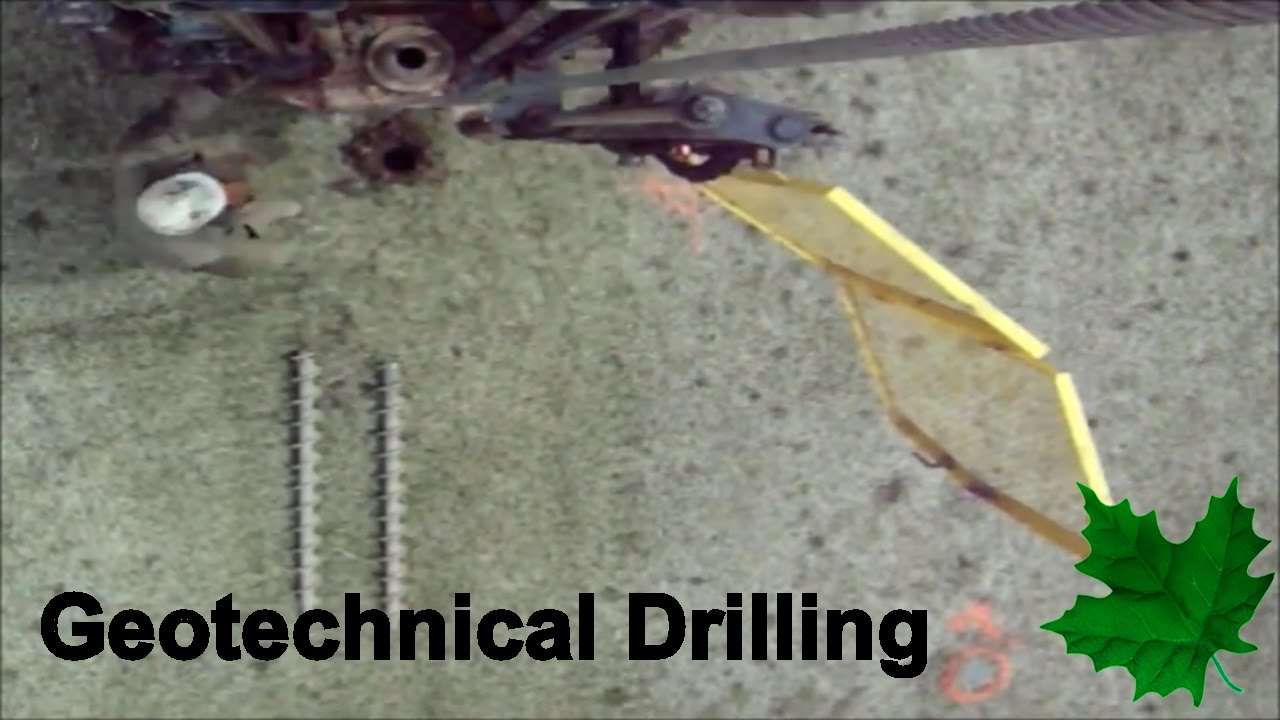 "Fast" Geotechnical Drilling - CME Drill Rig - YouTube