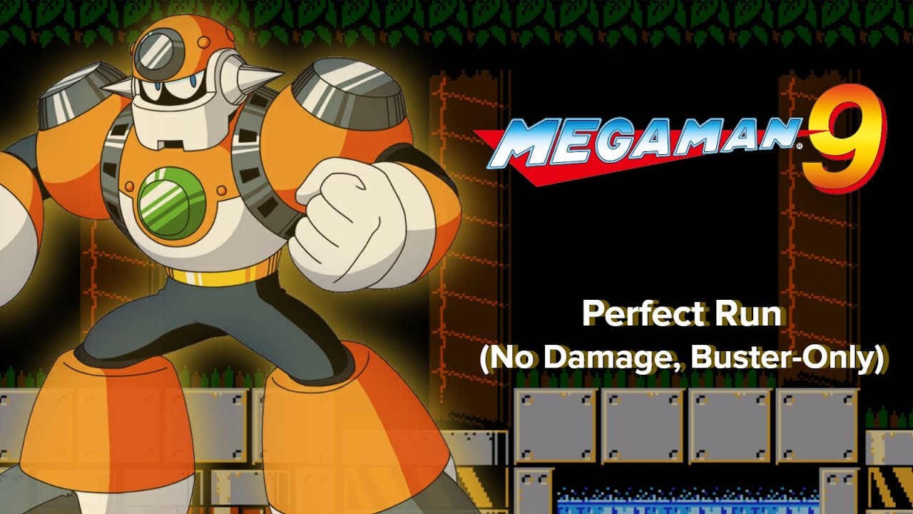 Mega Man 9 - Concrete Man Perfect Run (No Damage, Buster-Only) - YouTube