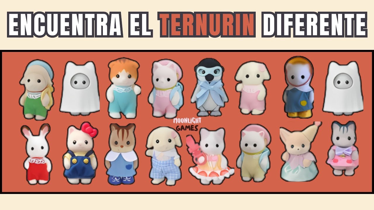 ⭐Encuentra el Ternurin que no encaja con los demás🤩| ENCUENTRA EL ...
