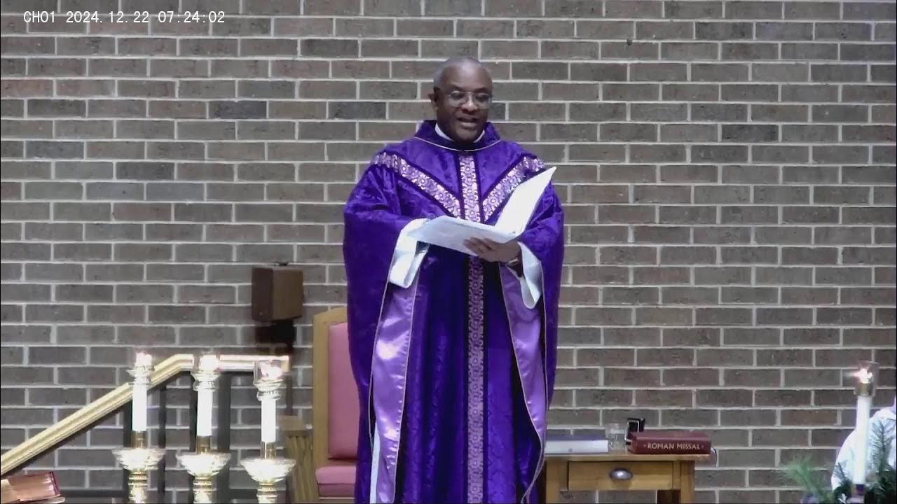 Saturday Eve. Vigil ~Dec. 21, 2024 @ 4:30 PM~ Fourth Sunday of Advent - YouTube