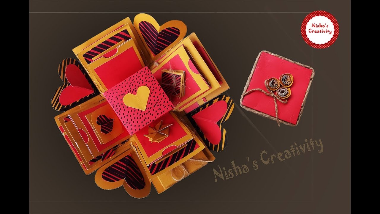 Explosion Box/ Surprise Exploding Box Gift Idea/ Explosion Box For ...