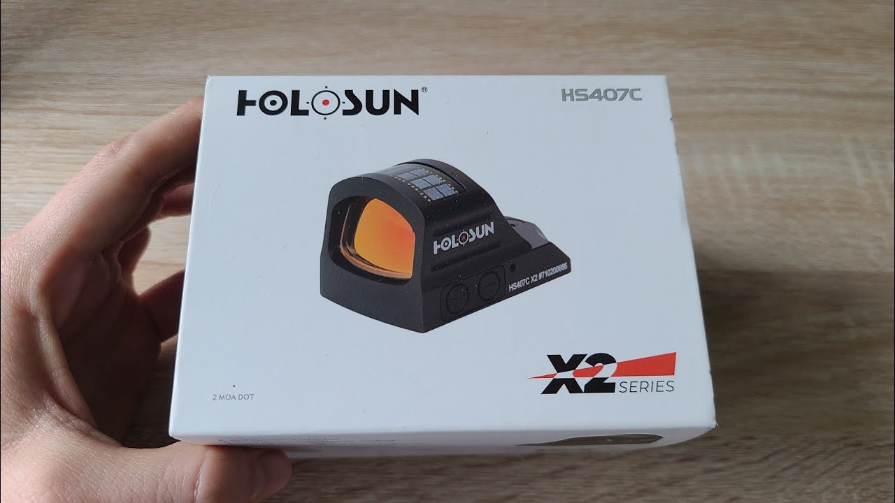 Holosun HS407C-X2 RED Dot Unboxing - Pistol Red Dot/Reflex Sight - YouTube