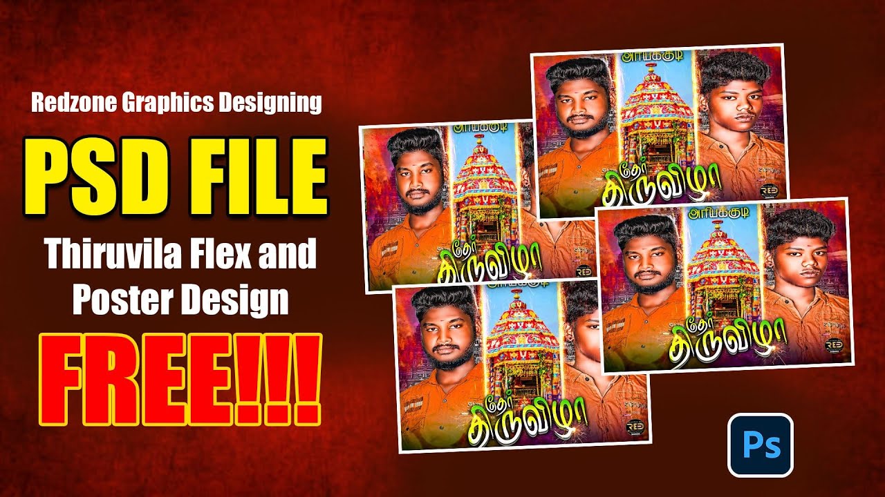thiruvila flex design | flex background design in tamil | digital flex ...