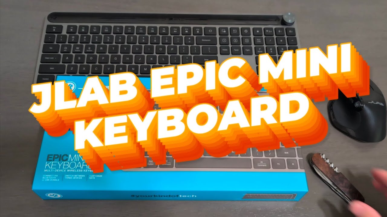 JLab Epic Mini Wireless Multi Device Keyboard My favorite Keyboard - YouTube