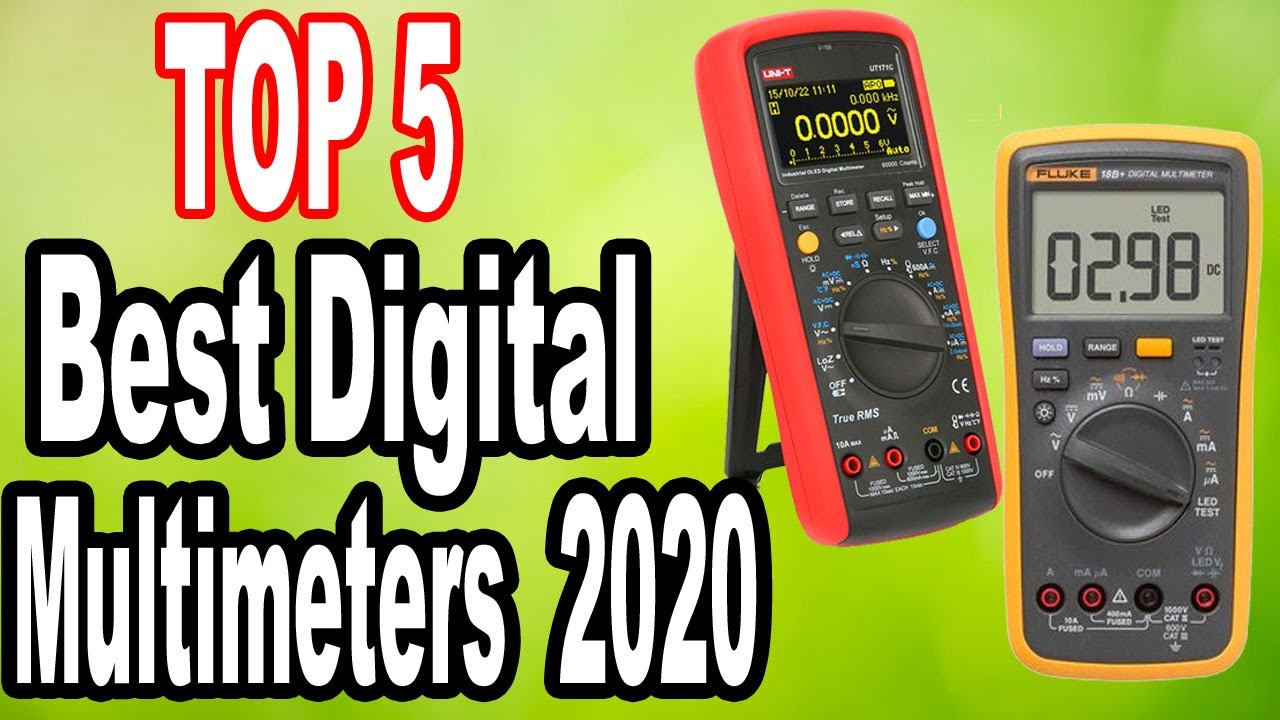 Top 5 Best Multimeters In 2020 | Digital Multi Meters Collection - YouTube