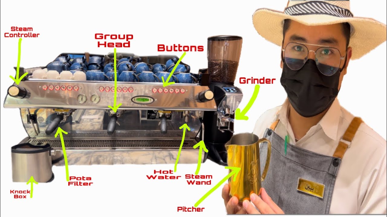 [Episode-1 ] Barista Training for beginners || Name of parts of ...