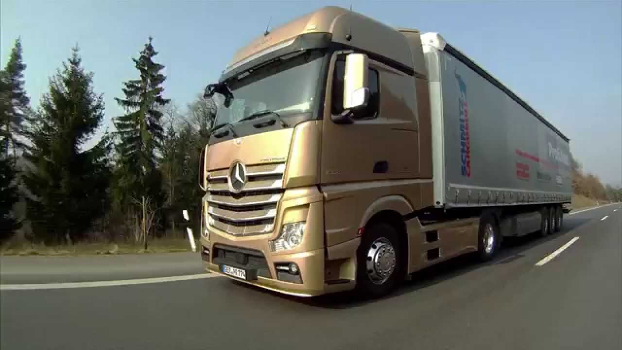 Der Mercedes Actros 1863 Gigaspace im Vergleichstest - YouTube