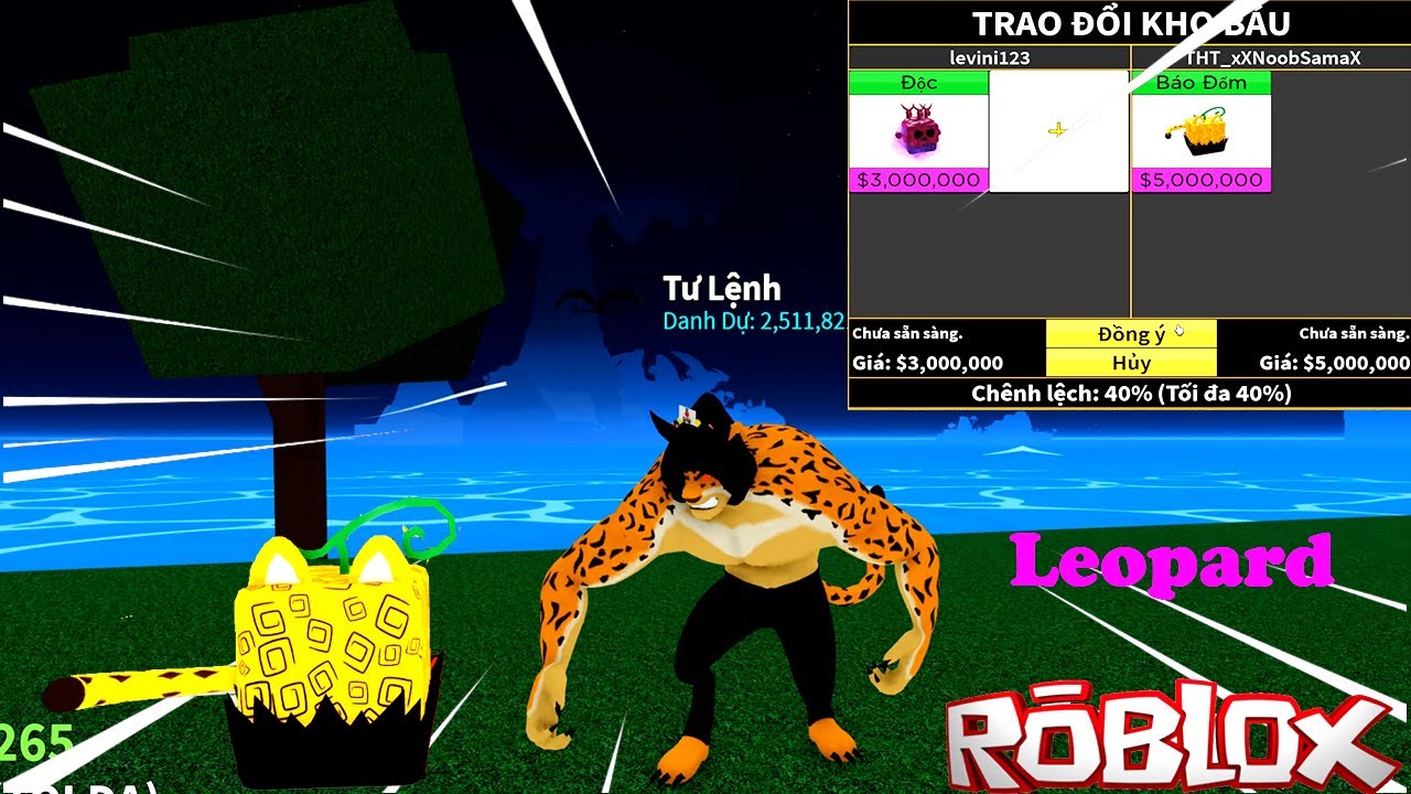 Blox Fruits - Trade Thành Công DF Leopard Và Thấy Hình Dáng DF Trị Giá ...
