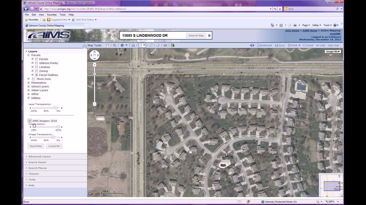 Viewing Parcel Outlines with Aerial Photography - YouTube