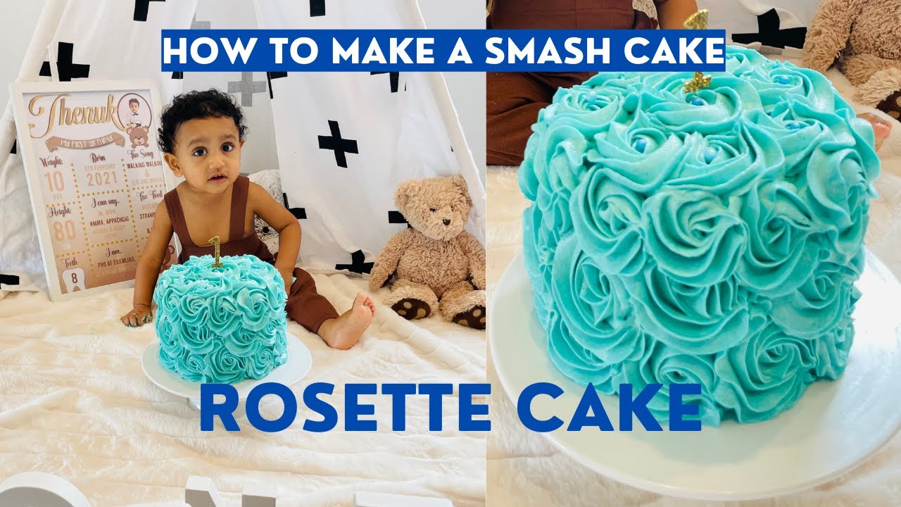 How To Make A Smash cake I Smash Cake එකක් බටර් අයිසින් වලින් හදමු ...