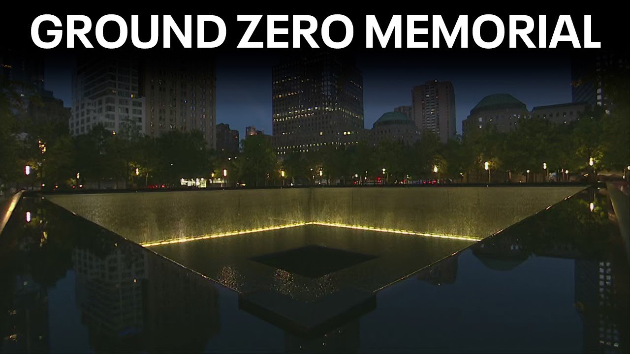 Ground Zero Memorial on 23 year anniversary of 9/11 - YouTube
