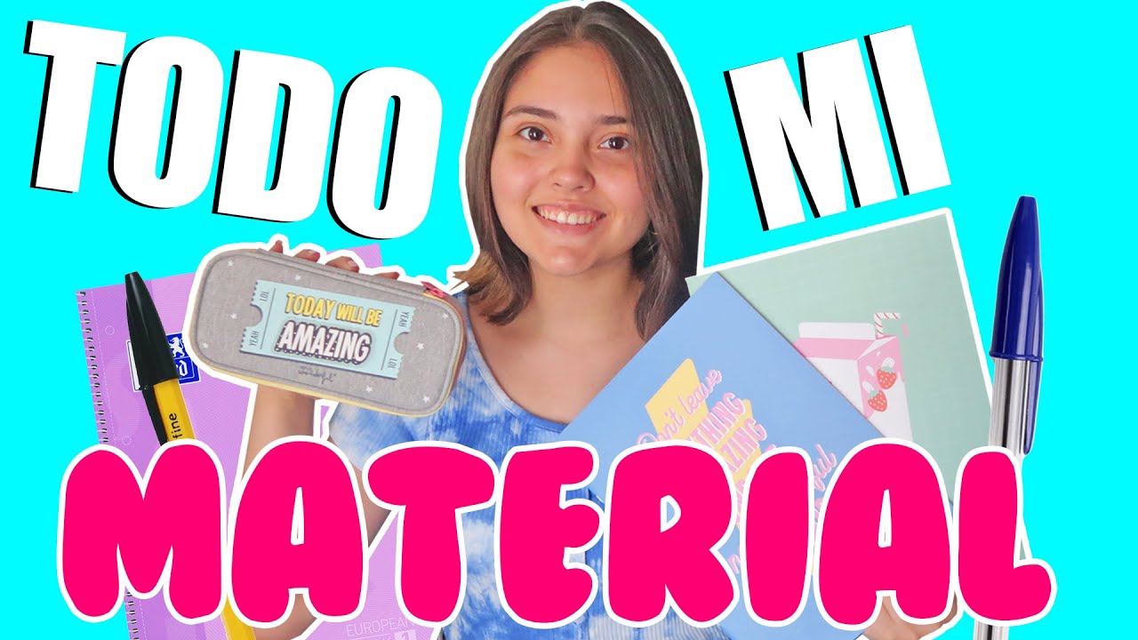 TODO mi MATERIAL Escolar para Back to School 2020 | Todo mis Útiles ...