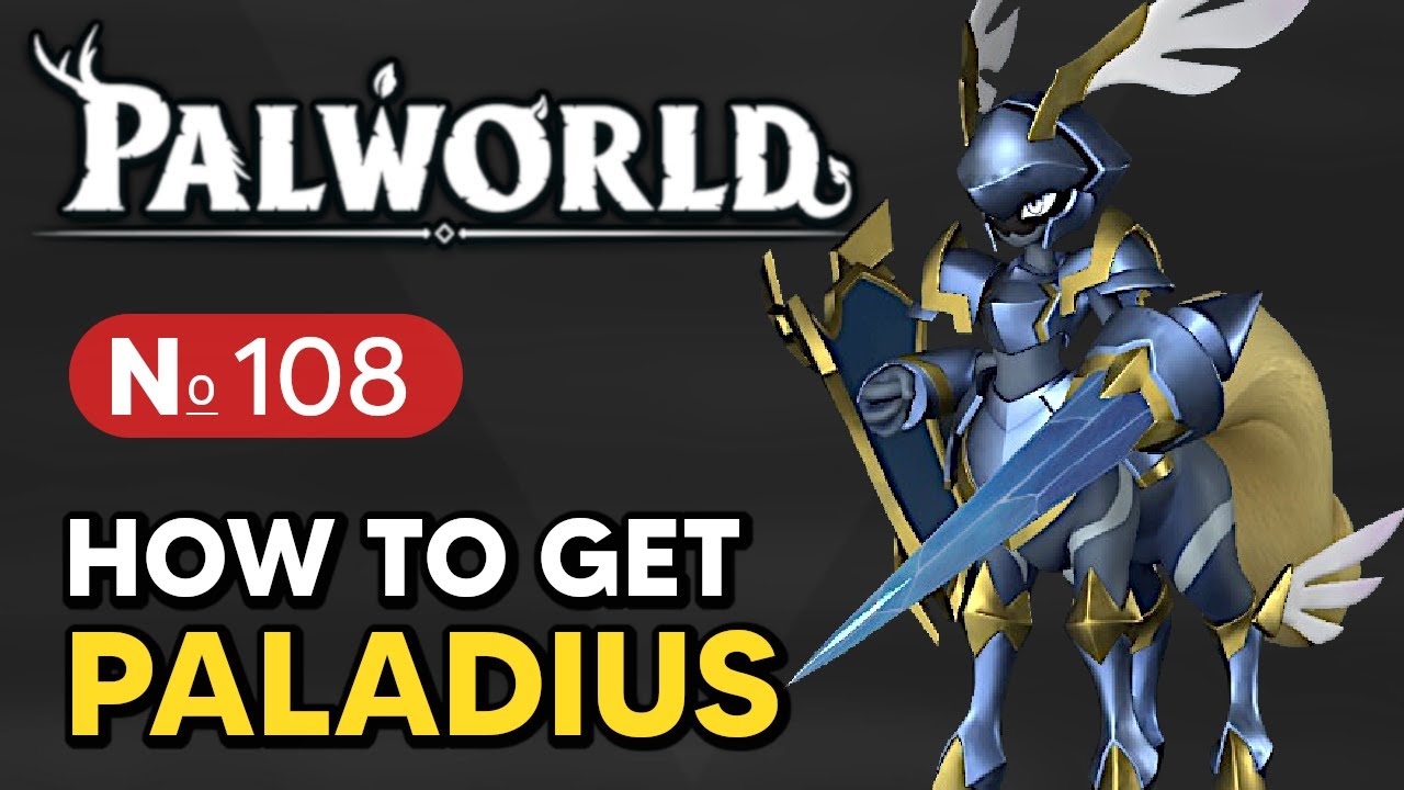 Palworld - How to Get PALADIUS (Paldeck 108) - YouTube