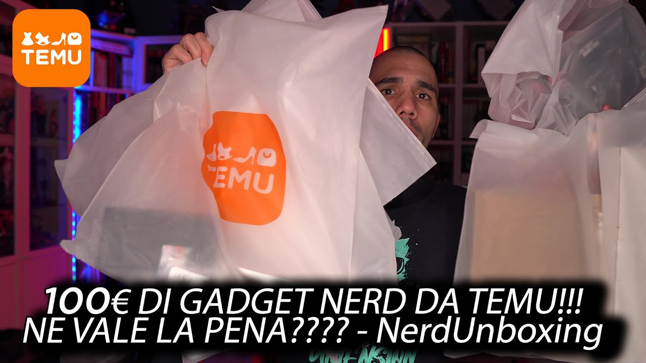 100€ di GADGET NERD da TEMU! NE VALE LA PENA? # NerdUnboxing - YouTube