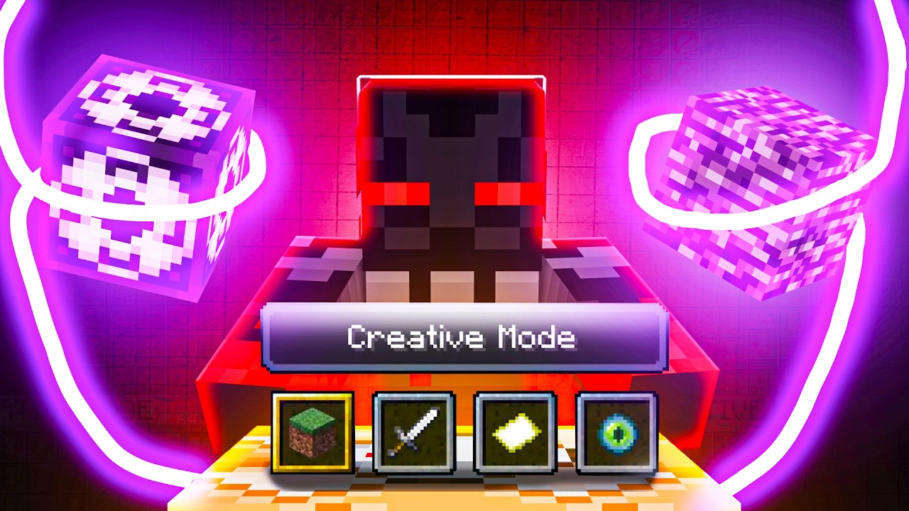 How I Became IMMORTAL by Using CREATIVE mode on this Minecraft Server ...