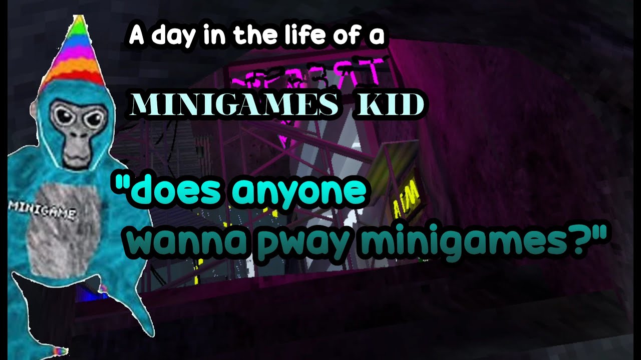 A day in the life of a minigames kid - YouTube