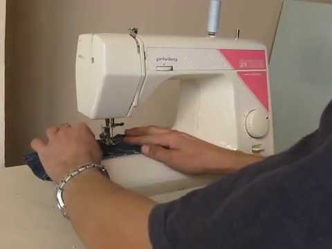Sewing machine Швейная машина Privileg Super Nutzstich 5010 test шифон ...