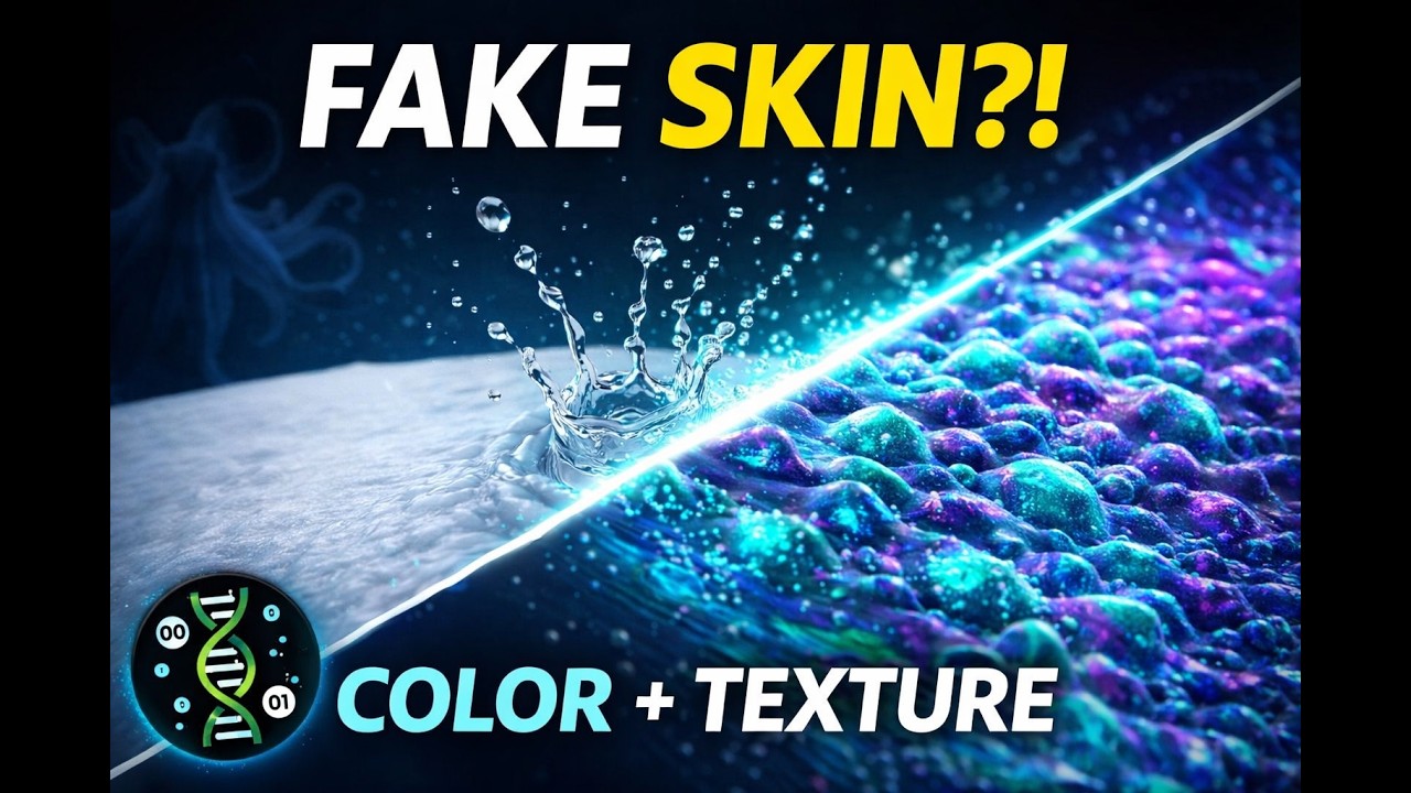 This Fake Skin Changes color and texture - YouTube