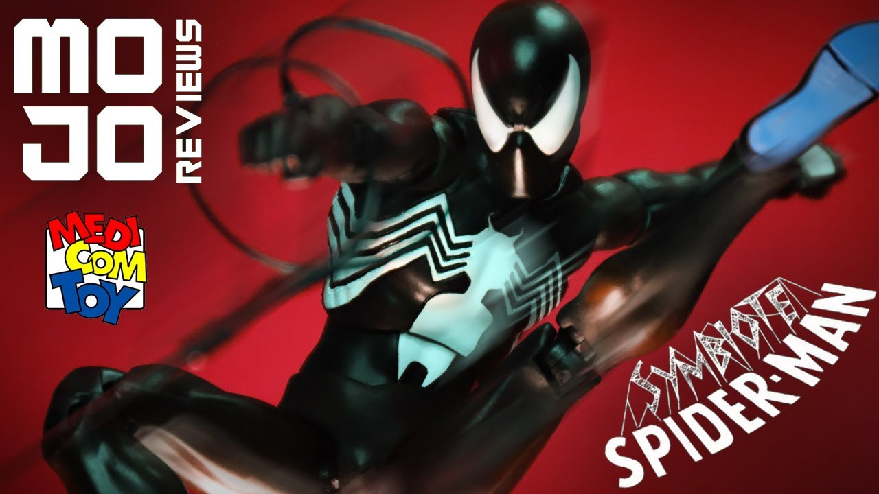Spider-Man Blacksuit Symbiote Marvel ComicsMedicom Mafex 147 Action ...