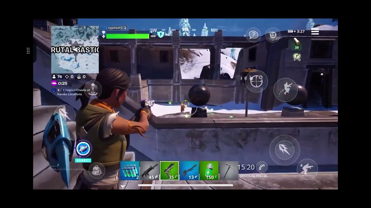 Fortnite mobile gameplay - YouTube