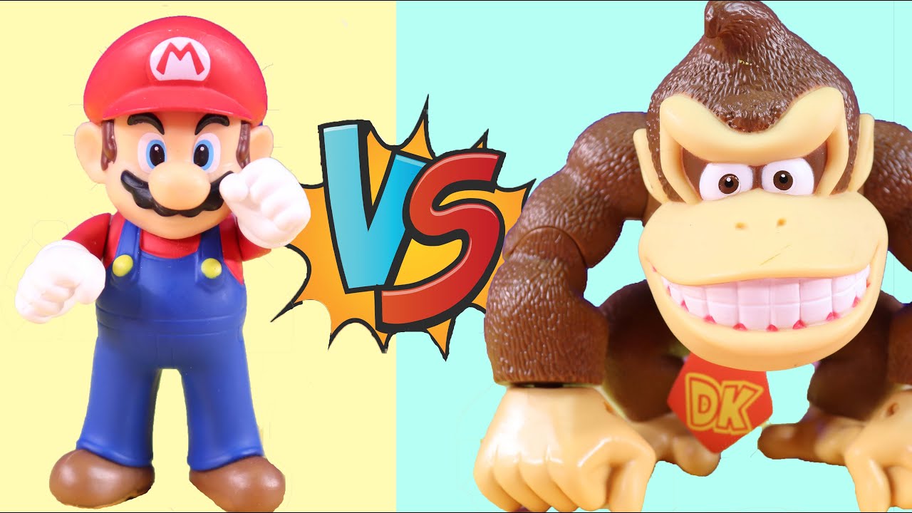 Super Mario Vs Donkey Kong | Batman & Mario Family Adventure - YouTube