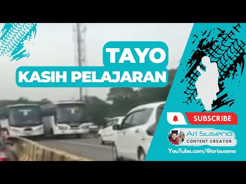 Viral! Lawan Arus, 2 Mobil ini Dipepet MUNDUR 5 Bus Pake KLAKSON TELOLET