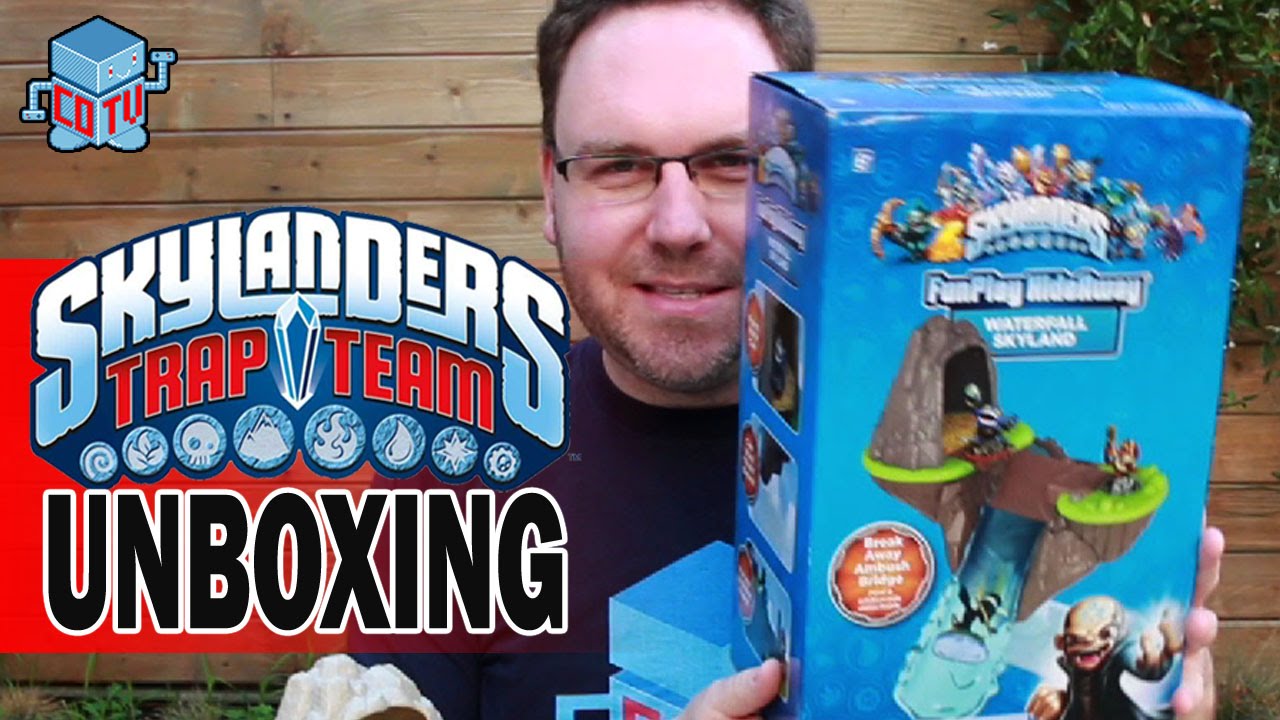 Skylanders FunPlay HideAway Waterfall Skyland Unboxing - YouTube