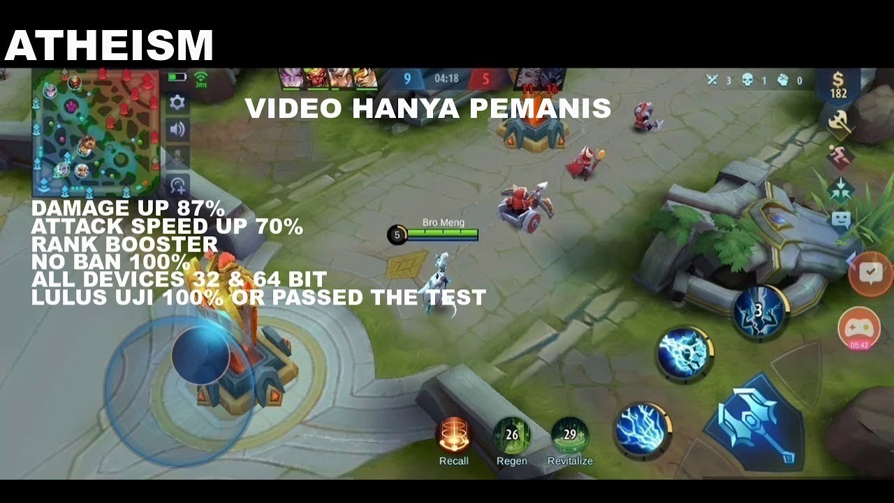 SCRIPT DAMAGE MOBILE LEGENDS + ATTACK SPEED + RANK BOOSTER [TERBARU ...