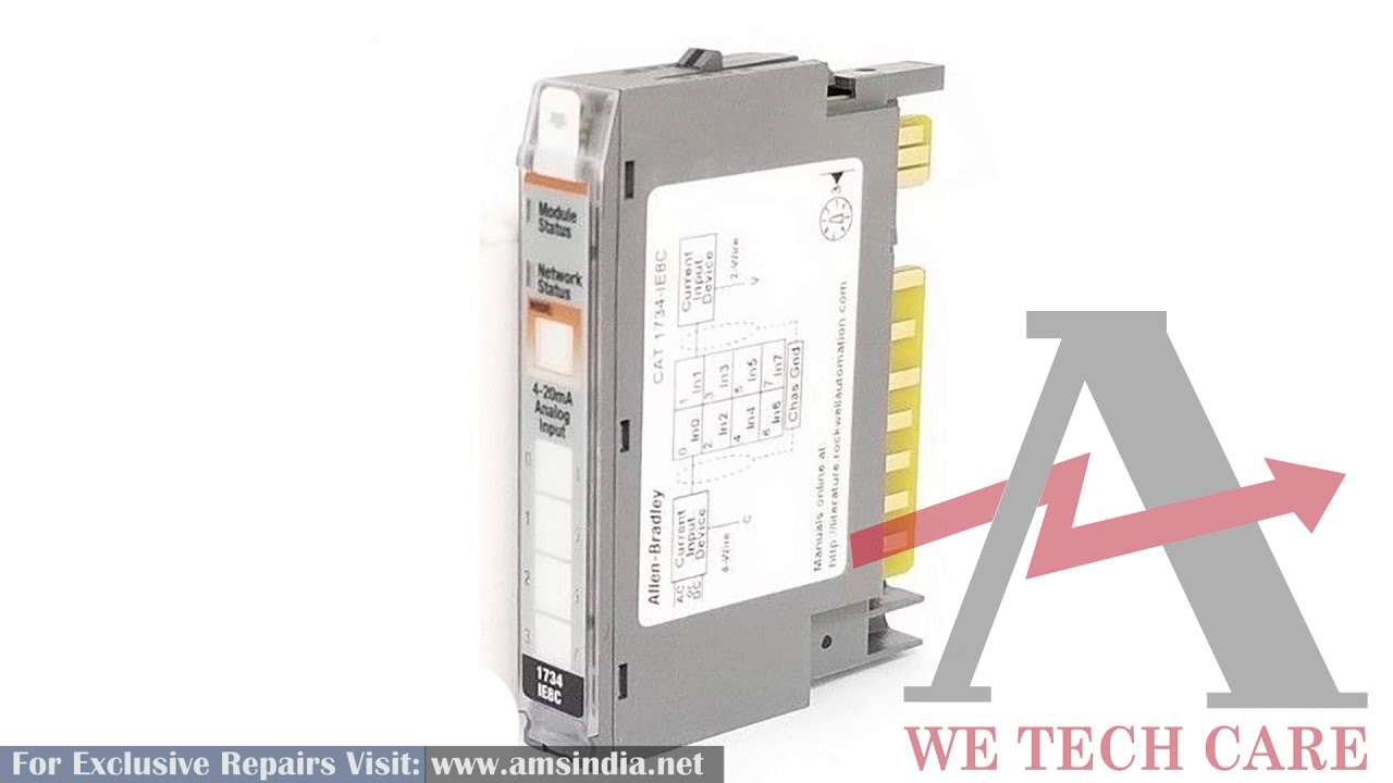 Allen Bradley 1734-IE8C IO Module - YouTube