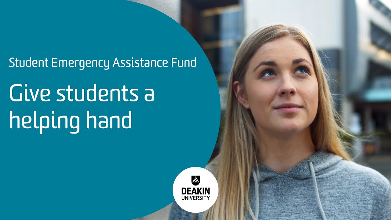 Student Emergency Assistance Fund: Give students a helping hand - YouTube