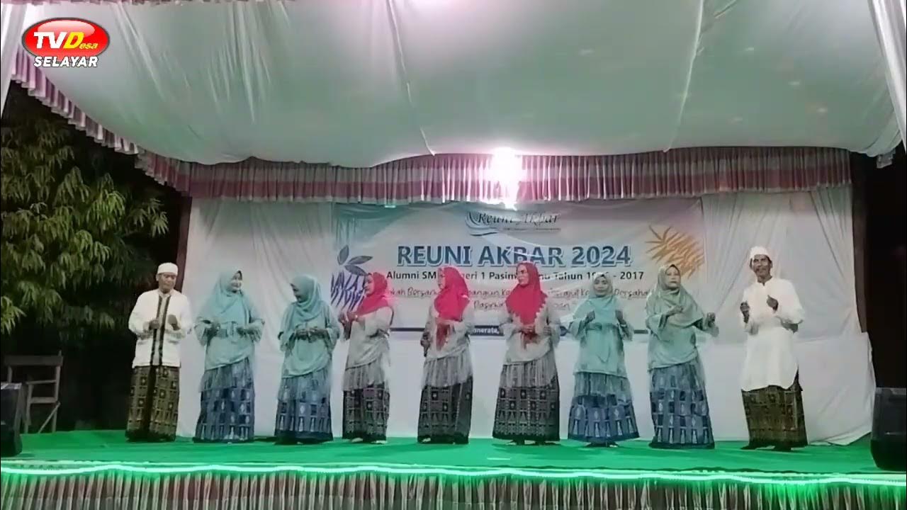 Qasidah Modern Alumni Tahun 1986 || Reuni Akbar 2024 SMPN 1 Pasimarannu - YouTube