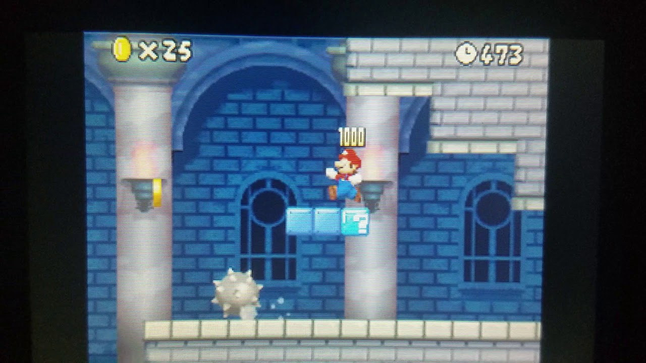 NSMB, W2-Castle Block Clip - YouTube