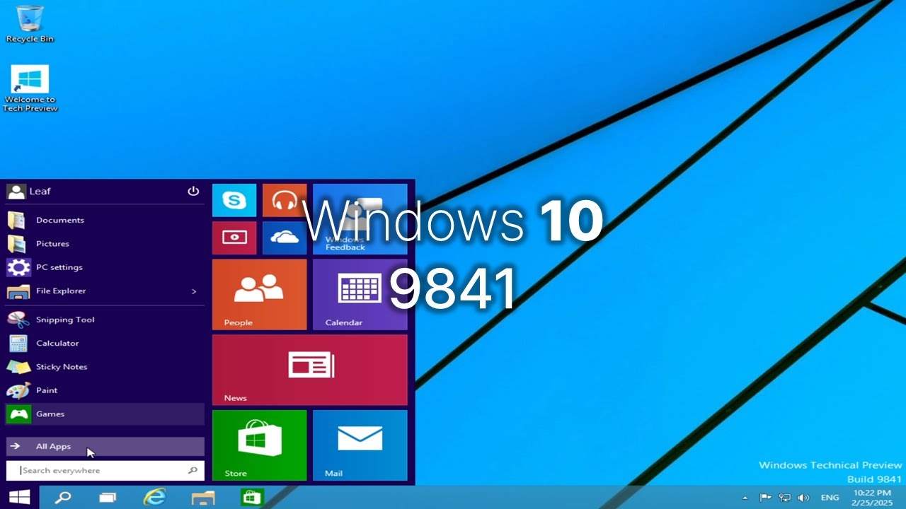 Windows 10 9841 설치하기! - YouTube