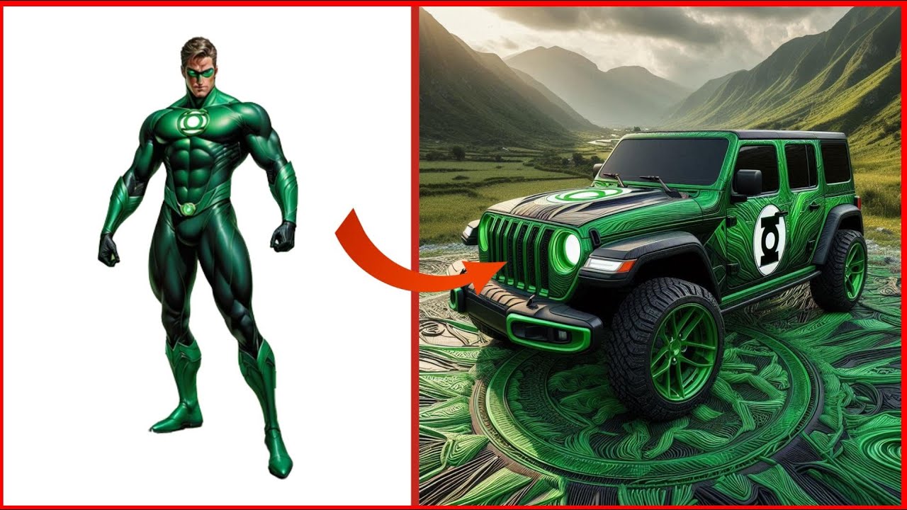 Amazing Superheroes but Jeep 💥 Character Marvel - Dc - YouTube