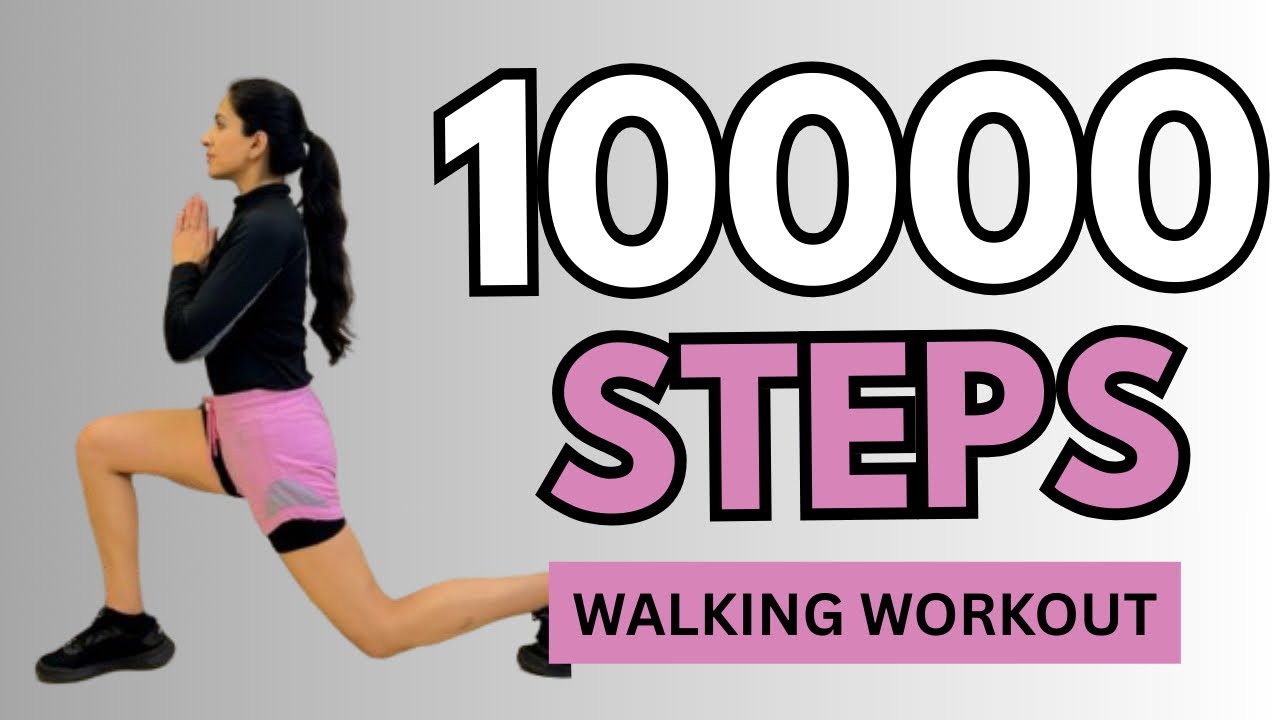 10,000 Steps At Home: 30-Day Step Challenge! No Treadmill - YouTube