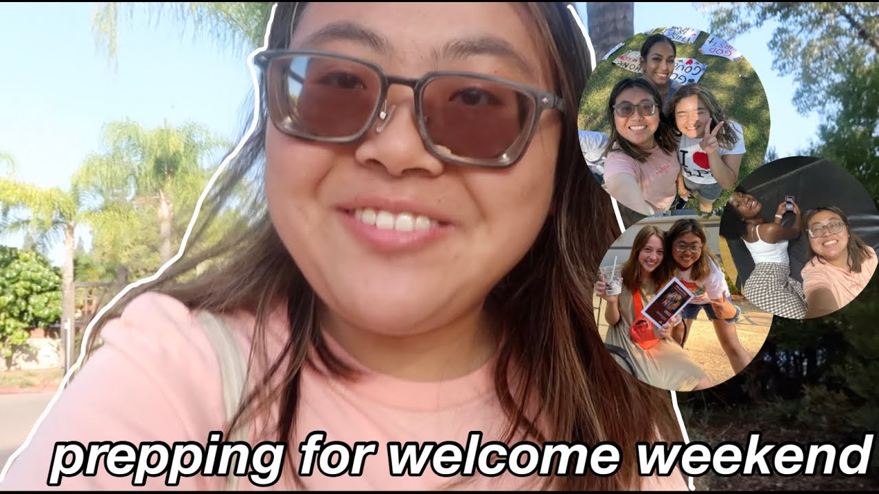 prepping for welcome weekend - YouTube