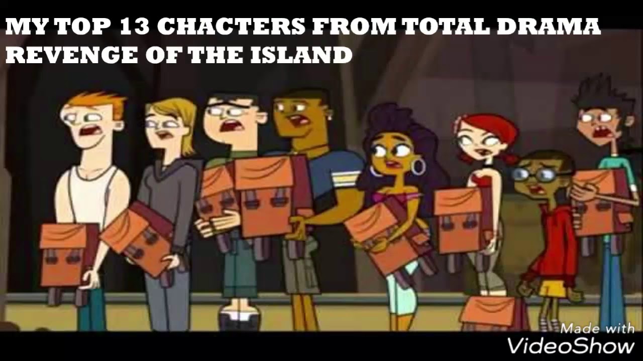My Top 13 Characters From Total Drama Revenge Of The Island - YouTube