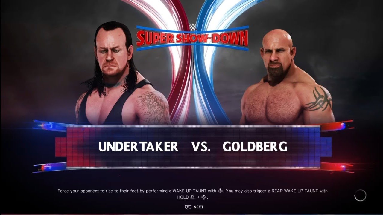 SUPER SHOWDOWN 2019- GOLDBERG VS THE UNDERTAKER - YouTube
