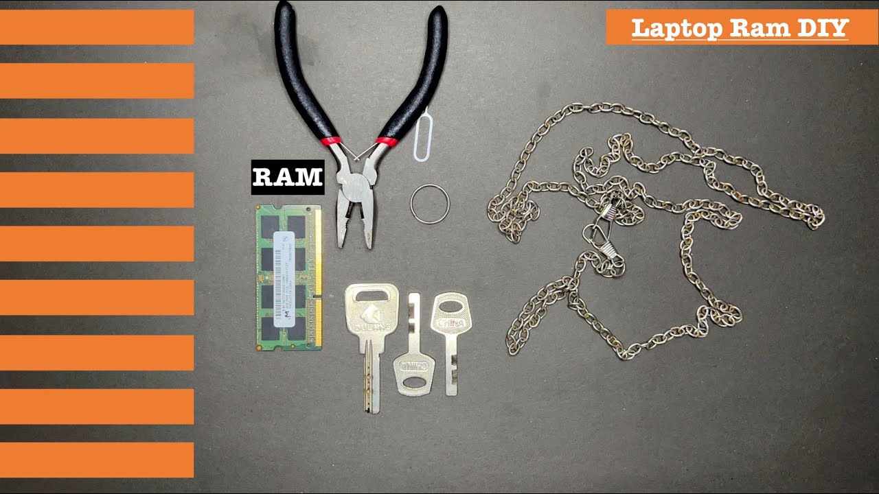 How to make RAM KeyChain | Idea to make KeyChain at home | DIY RAM ...