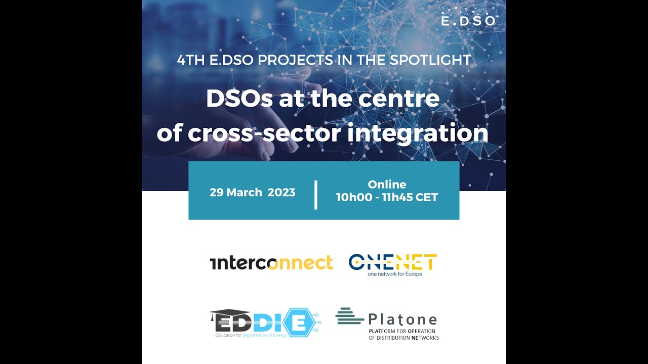 4th E DSO Projects in the Spotlight “DSOs at the Centre of Cross-Sector ...