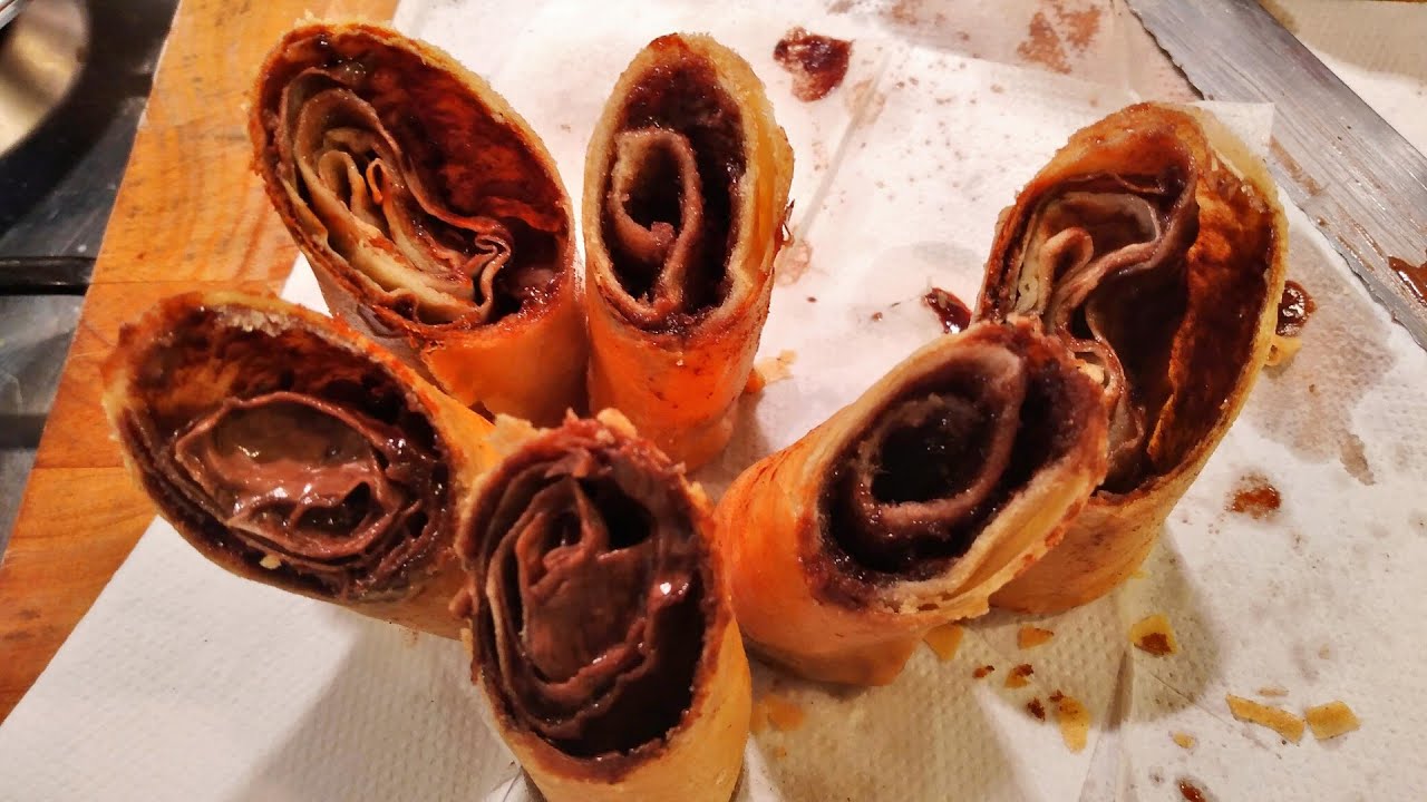 Chocolate Spring Rolls - YouTube