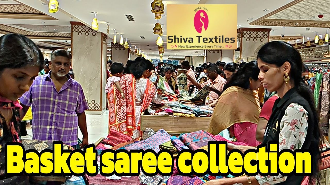 Shiva Textiles👌🏻Basket saree collections💕variety sarees.... - YouTube