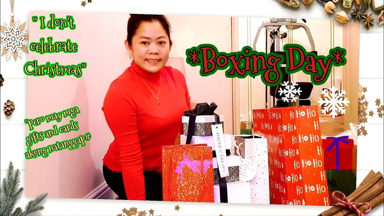 Boxing Day | Opening Gift From Family and Friends | Life in UK - YouTube