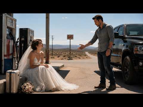 She Was Abandoned in Her Wedding Dress at a Gas Station… Then a Stranger Pulled Over