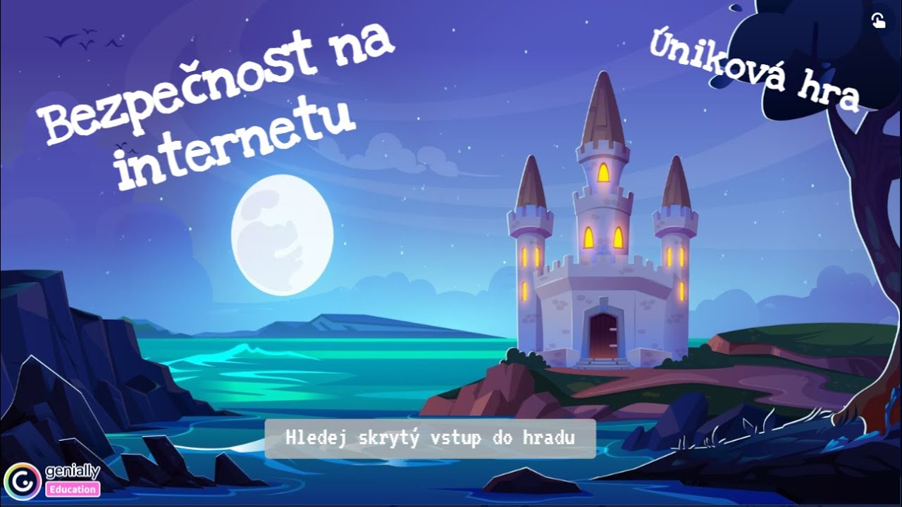 Bezpečnost na internetu - zrychlená ukázka únikové hry pro 3. - 5 ...