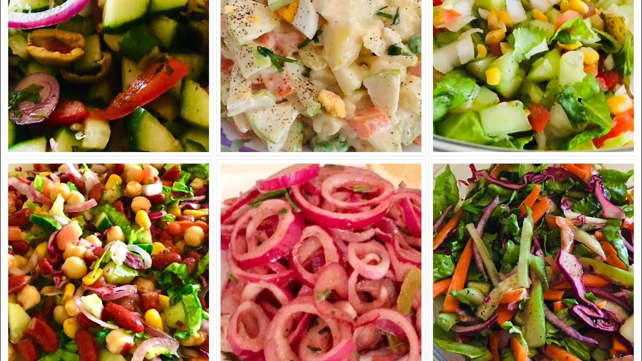 Fresh Vegetable Salad Recipes/: Ensalada de Verduras Frescas - YouTube
